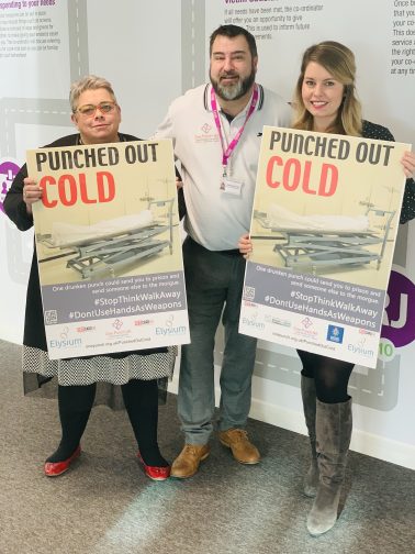 One Punch Campaign launch supported by PCC Kim McGuinness - Northumbria PCC