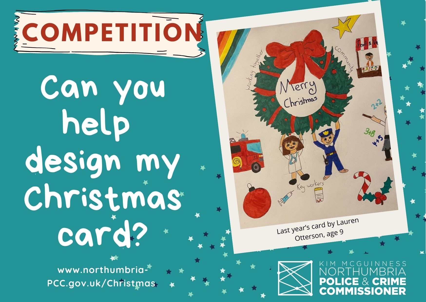 Christmas Card Competition 2021 - Northumbria PCC